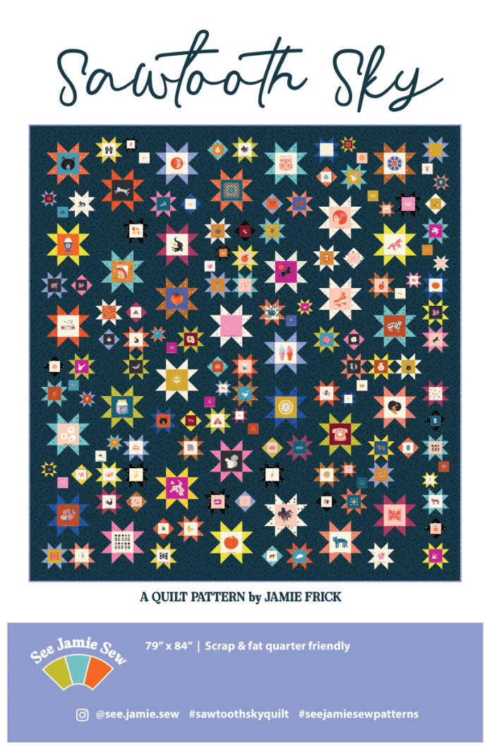 Sawtooth Sky Quilt Pattern