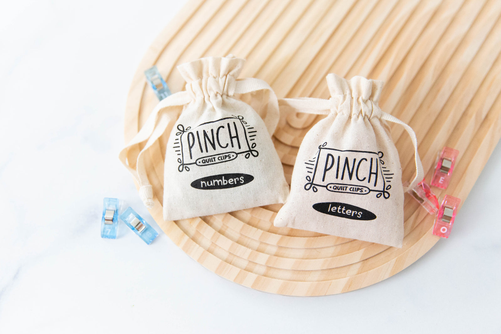 Pinch Quilt Clips - Numbers & Letters