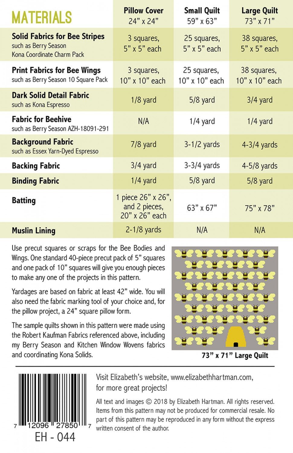 Beehive Quilt Pattern